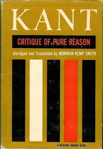 Immanuel Kant in The Modern Library